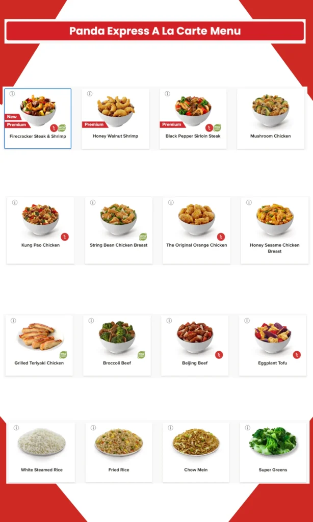 Panda Express Menu Price List & Menu Card [updated Prices 2025]